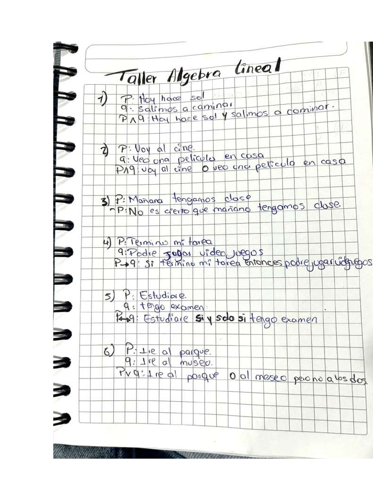 Tarea Algebra | PDF