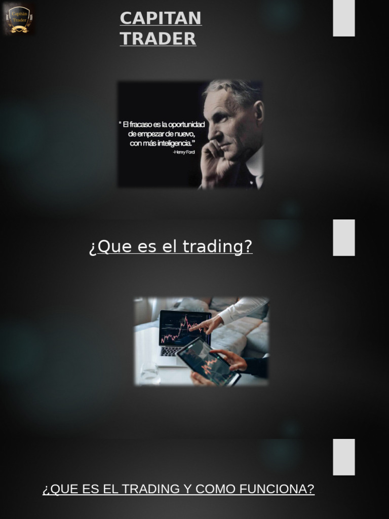 Introducción al Trading y Tipos de Mercados | PDF