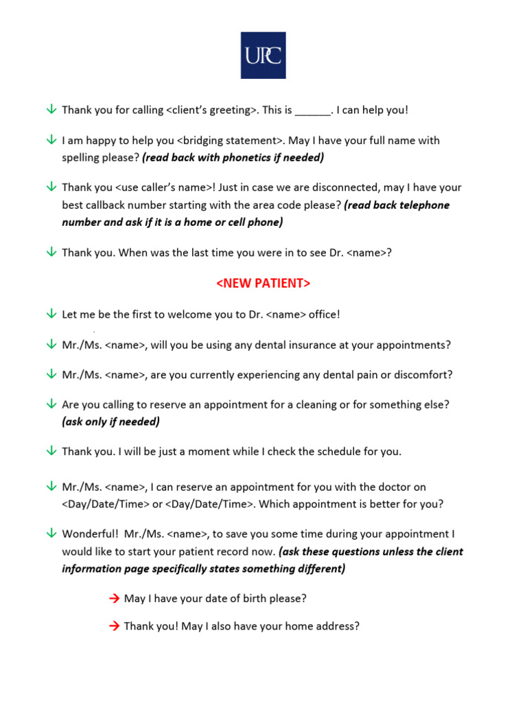 03 - UPC Script For Recruiting | PDF