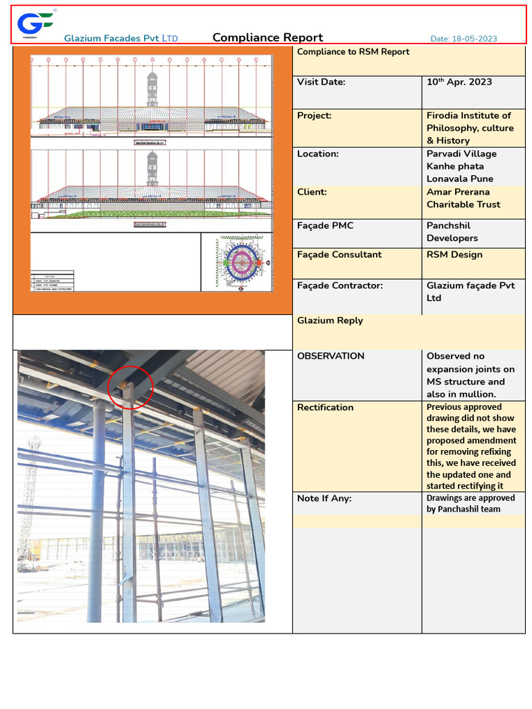 Compliance To RSM Report | PDF | Building Materials | Materials