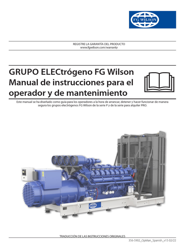 MANUAL Grupo Electrogeno FG WILSON GE. P150-3 | PDF | Refrigerante | ruido