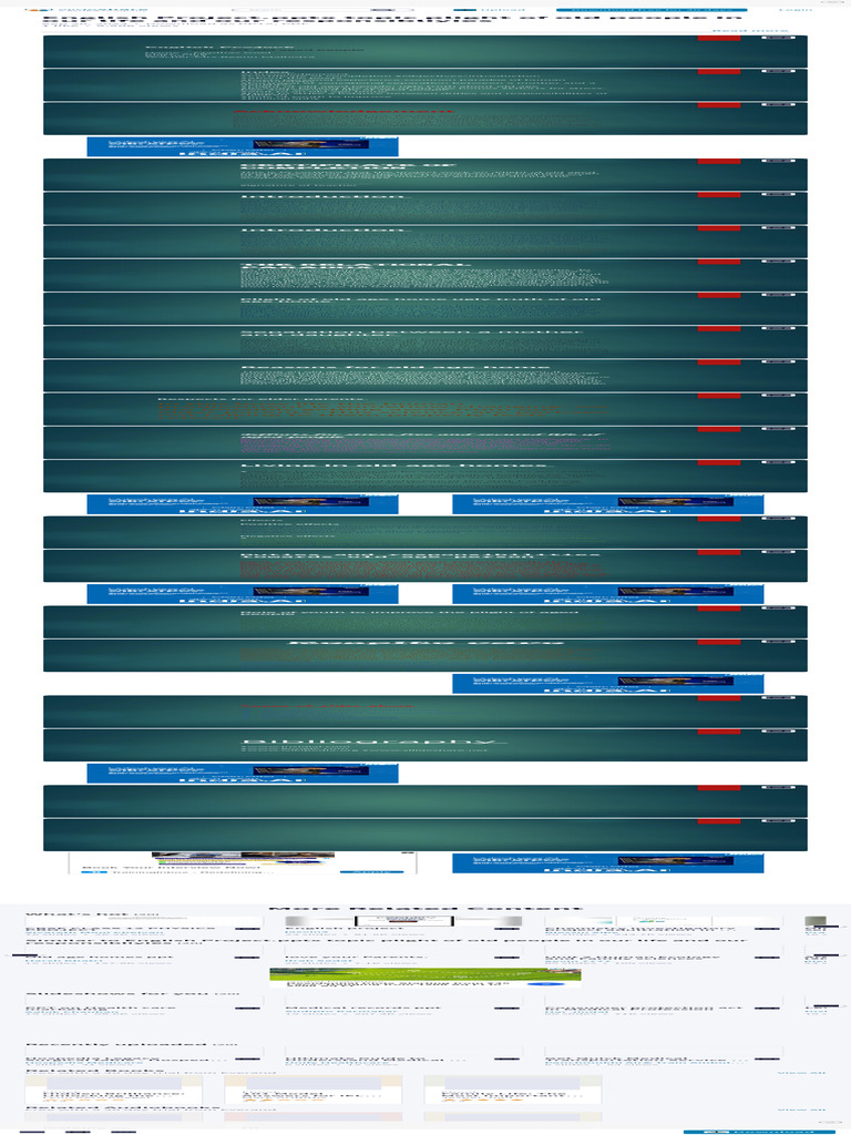 English Project - PPTX Topic Plight of Old People in Our Life and Our Responsibliyies PPT 4 | PDF
