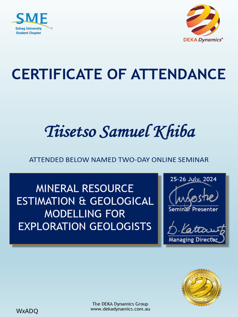 Exploration Tiisetso Samuel Khiba | PDF
