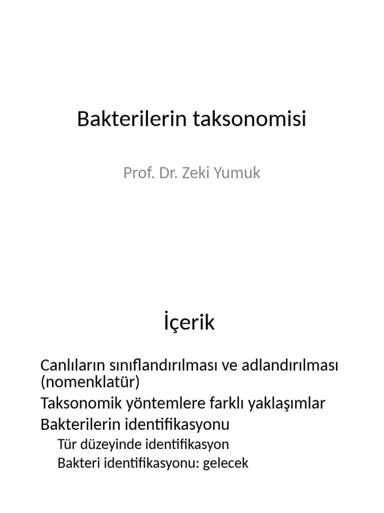 2) Bakteri Taksonomi | PDF