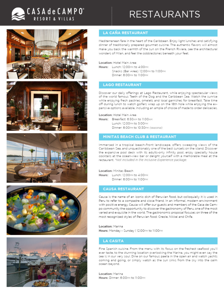 2021 Restaurant Fact Sheet | PDF | Lunch | Meal