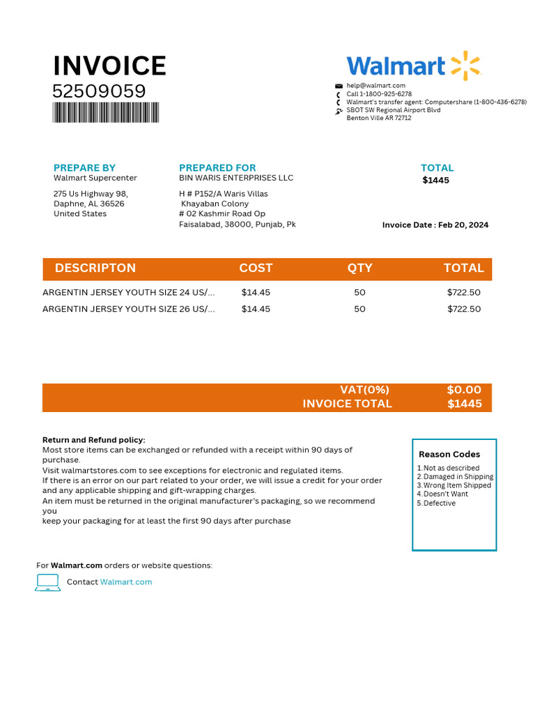 INVOICE (1) | PDF | Retailing | Accounting