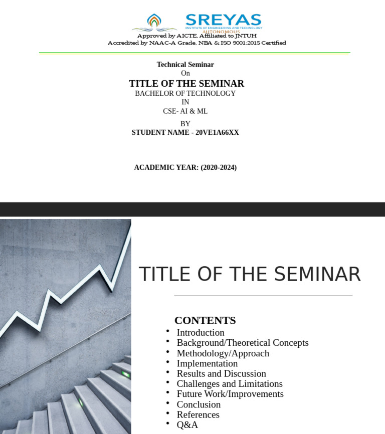 CSE AI & ML Seminar Overview | PDF