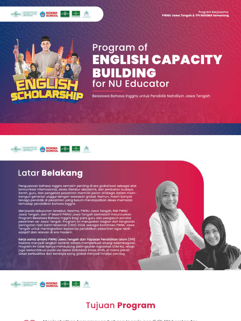 Booklet - English Capacity Building For NU Educator - 241024 - 002951 | PDF