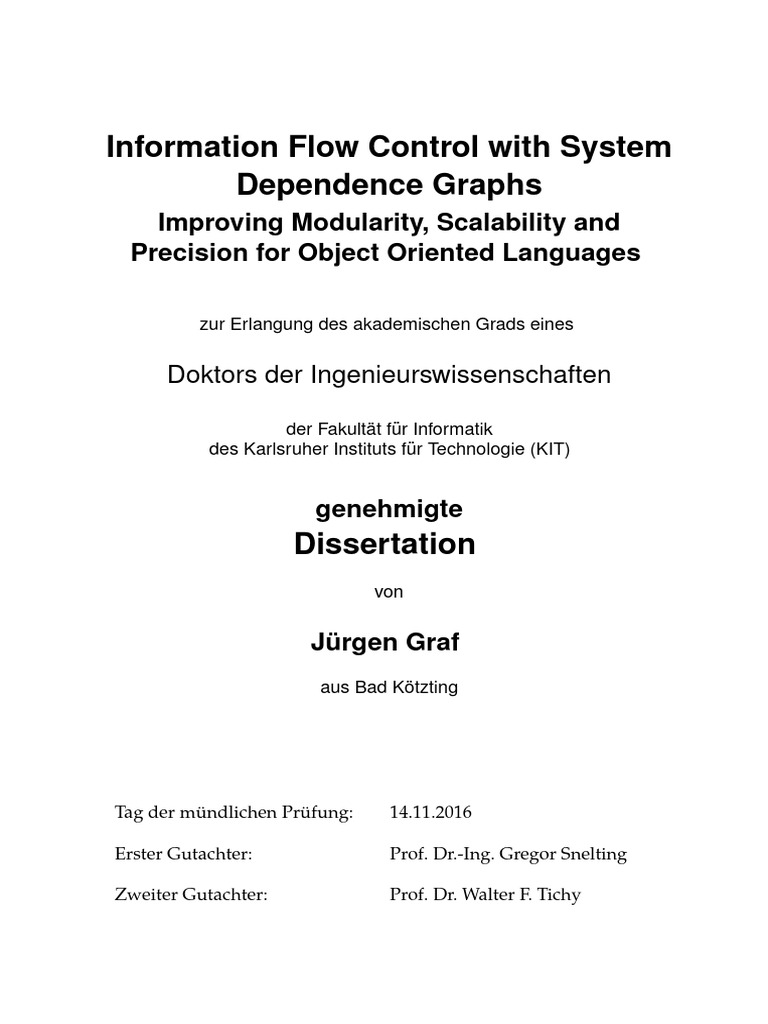 Graf 16 Thesis | PDF | Computer Security | Security