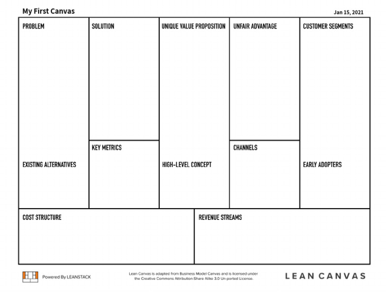 My First Canvas: A Beginner's Guide | PDF