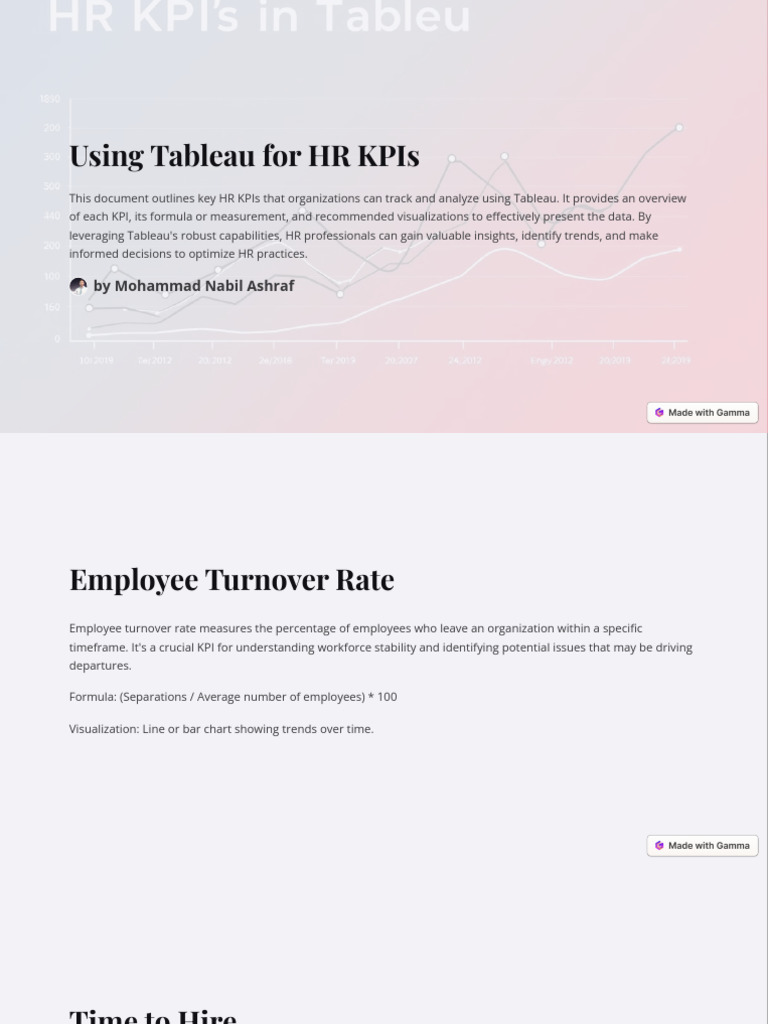 HR KPI | PDF | Employee Retention | Performance Indicator