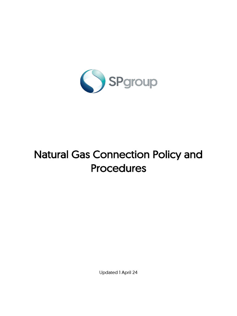 Natural Gas Connection Policy Singapore | PDF | Natural Gas | Valve