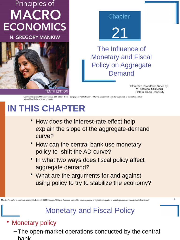 Interactive CH 21 The Influence of Monetary and Fiscal Policy On ...