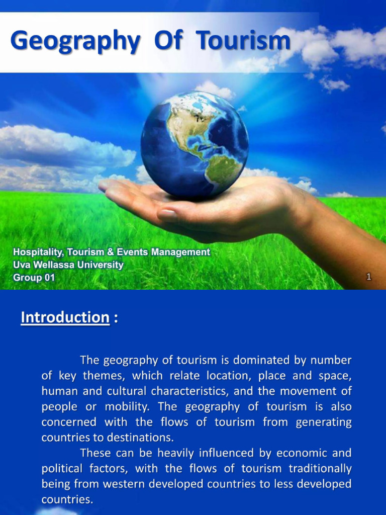 4-Impact of Geography On Tourism | PDF