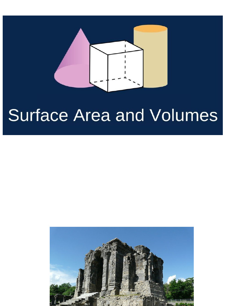 Surface Areas and Volumes | PDF