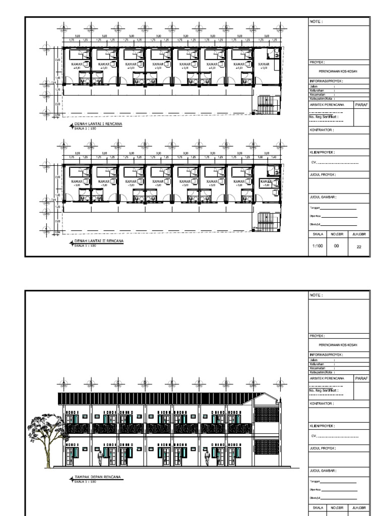 Kos Jl. Surya Murni Model (2) - 1 | PDF