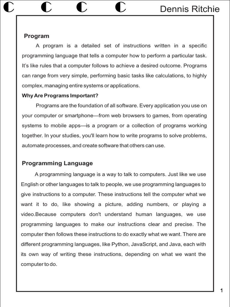 C Notes Pims Pdf Integer Computer Science C Programming