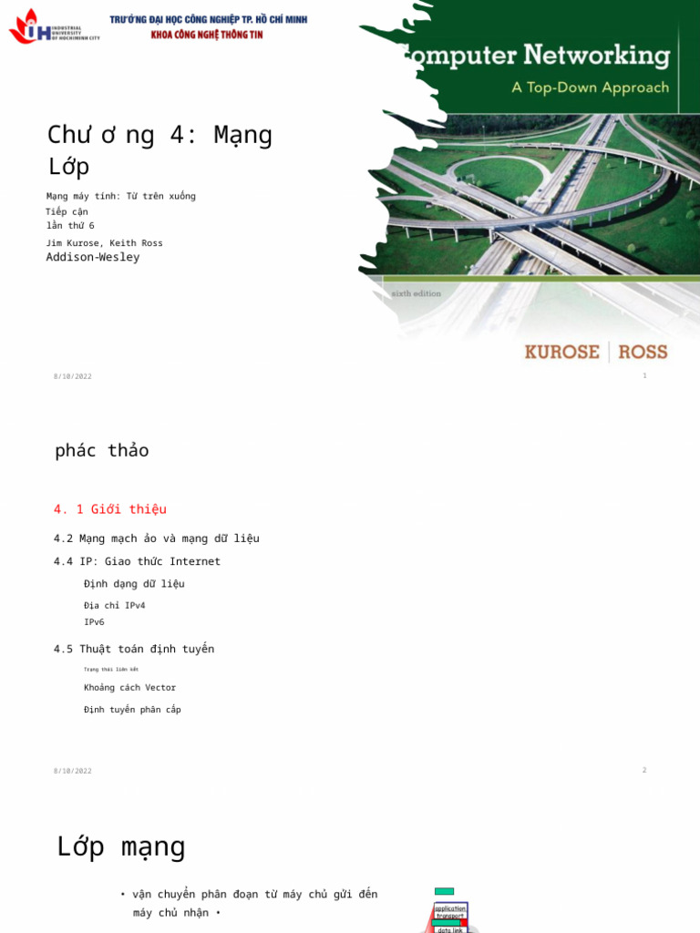 Chapter 4 Network Layer (1) | PDF