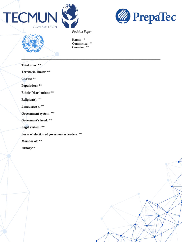 Position Paper (Editable Format) | PDF