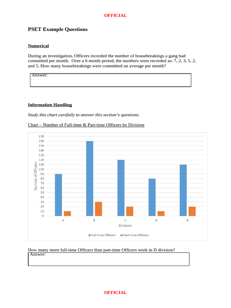 Police Exam Practice Questions | PDF | Police | Question