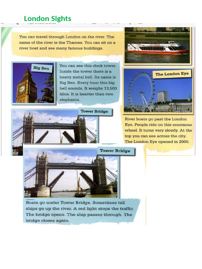 London Sights | PDF