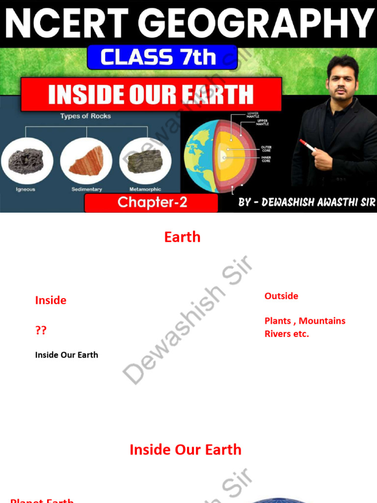 Chapter 2 Class 7th NCERT Geo | PDF | Rock (Geology) | Igneous Rock