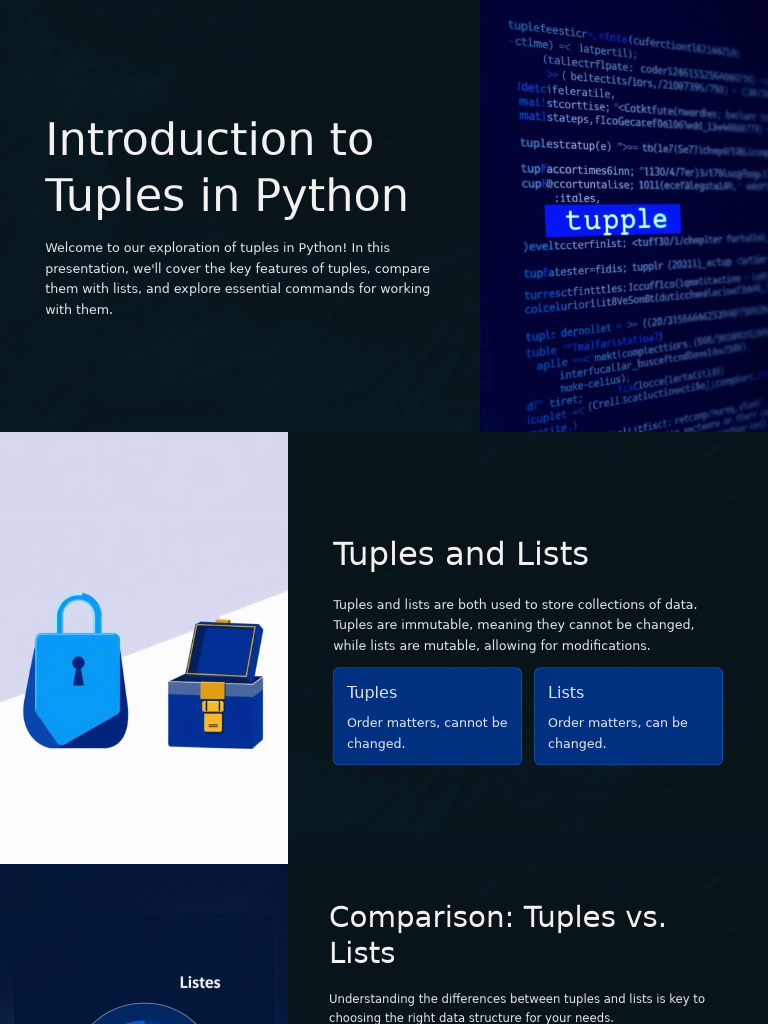 Introduction To Tuples in Python | PDF | Programming Paradigms | Computing