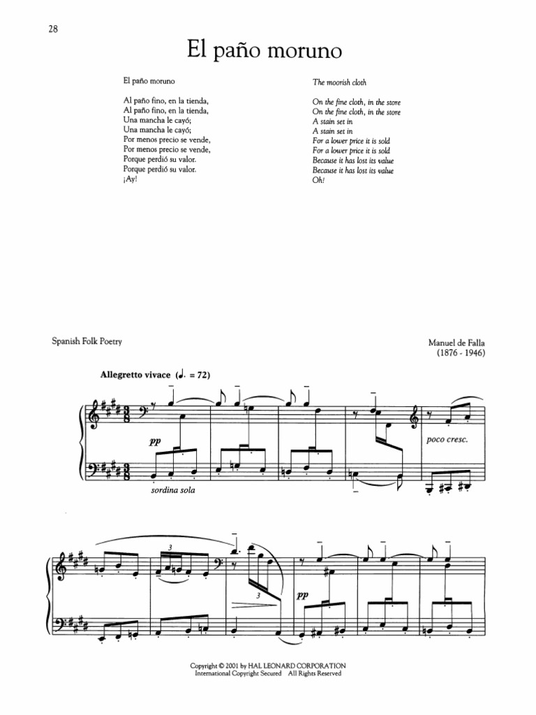 El Paño Moruno: Falla | PDF