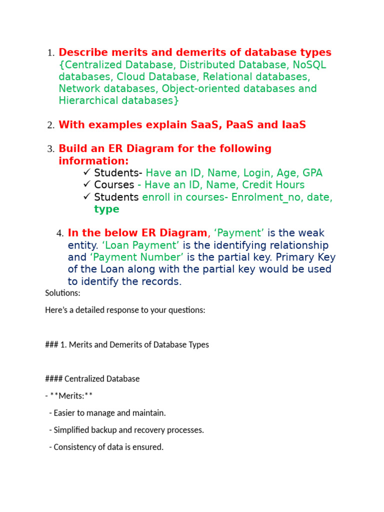 DB - Principles - Tutorial 3 | PDF | Databases | Platform As A Service
