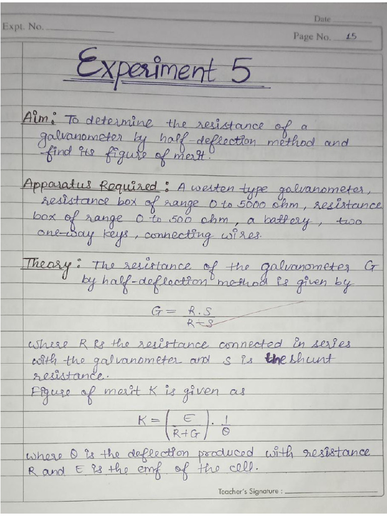 Experiment 5 1 | PDF