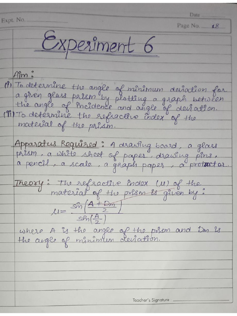 Experiment 6 1 | PDF