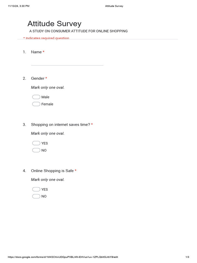 Consumer Attitude Towards Online Shopping | PDF