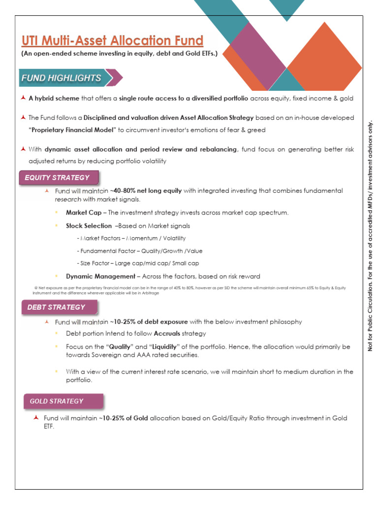 UTI Multi-Asset Fund - One Pager - December 2024 | PDF | Investing ...