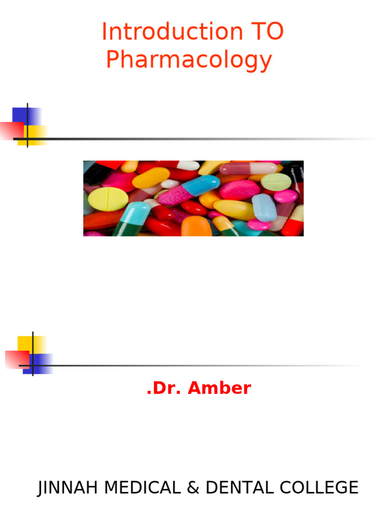 Overview of Pharmacology Concepts | PDF