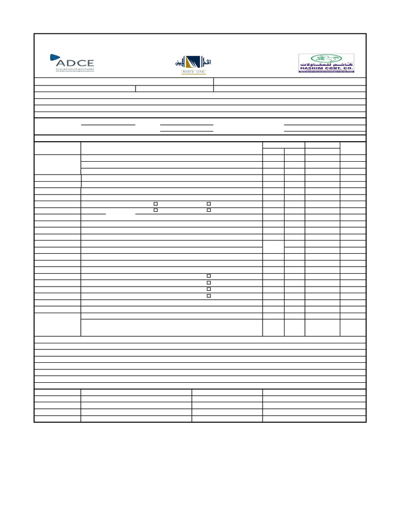 Check List For Concrete Works | PDF | Concrete | Building Technology