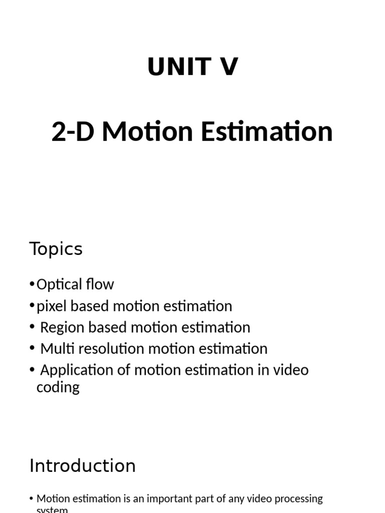 UNIT-V | PDF | Image Segmentation | Applied Mathematics