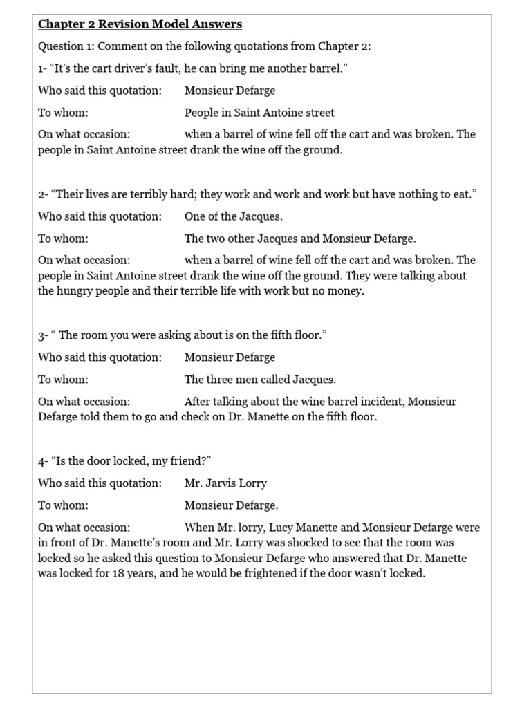 Chapter 2 Model Answerssdsadsa | PDF