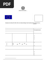 Italian Passport Form MOD 1 | PDF