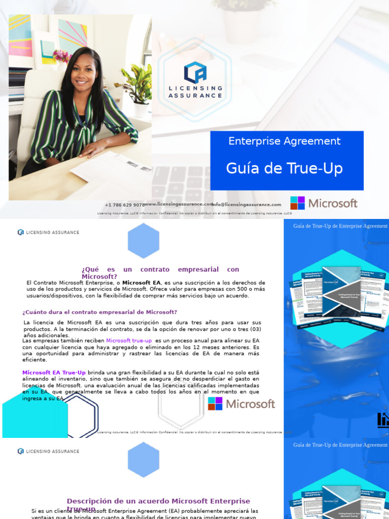 Guía de True-Up para Microsoft EA | PDF | Microsoft | Computación en la ...