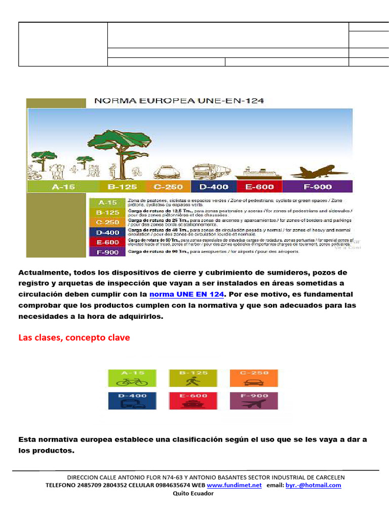 NORMA 124 CUADRO BYR | PDF