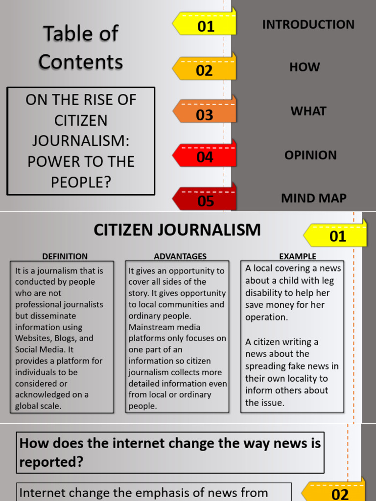 Presentation1 | PDF | Journalism | News