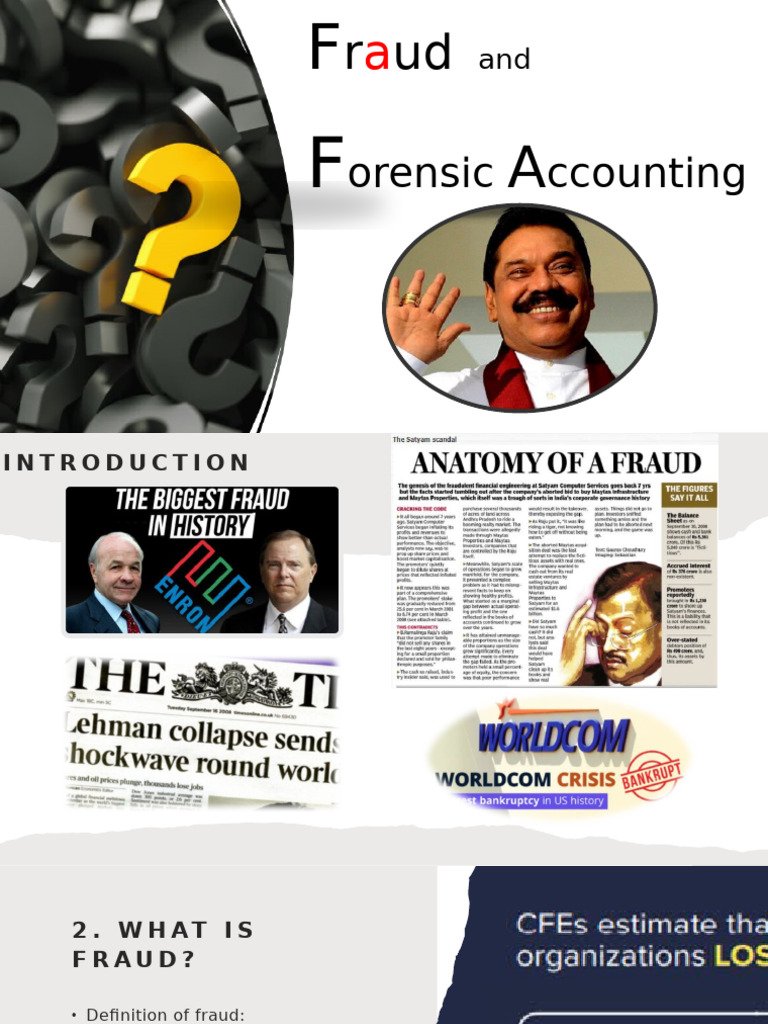 Understanding Fraud and Forensic Accounting | PDF | Fraud | Accounting
