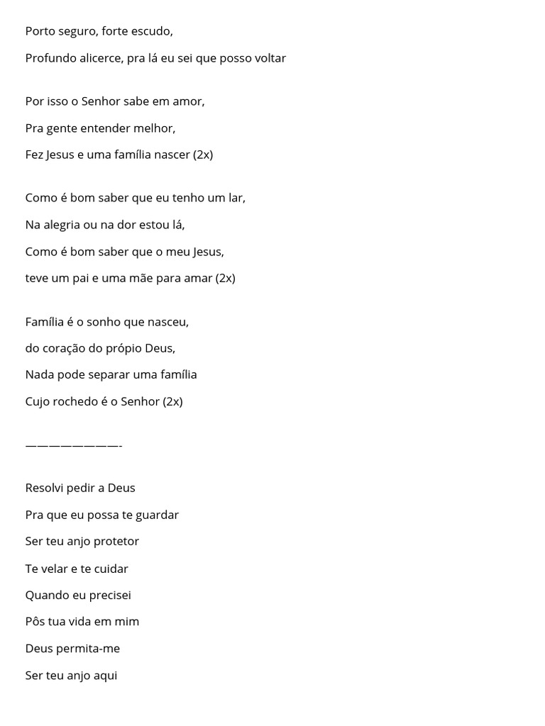 Porto Seguro, Forte Escudo, PDF | PDF | Amor | Deus