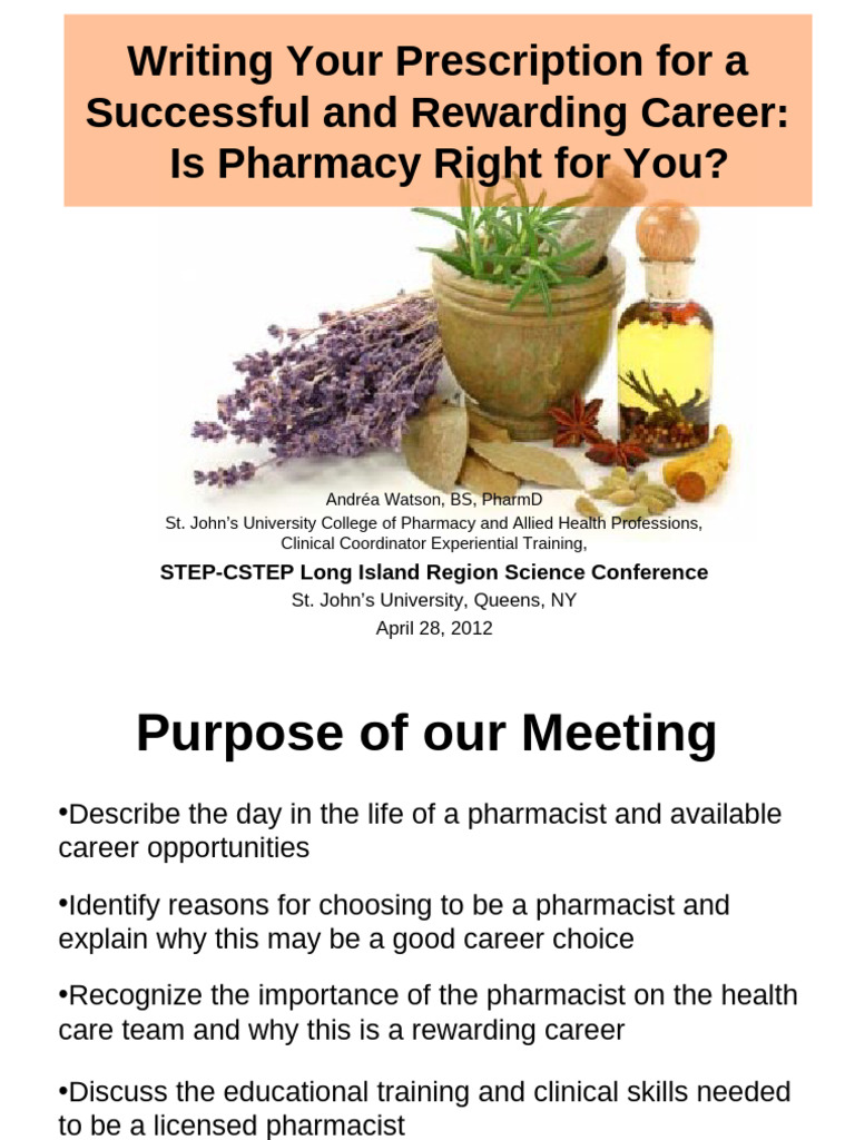Pharmacy As A Career Is It Right For You | PDF | Nonsteroidal Anti ...