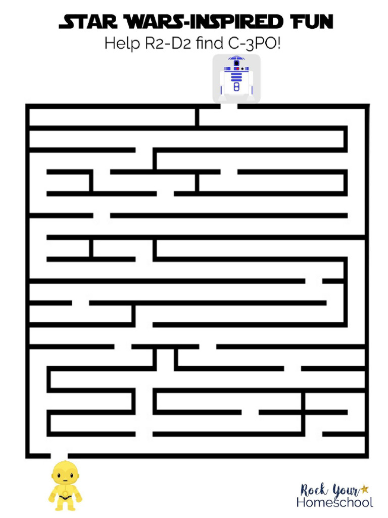 Star Wars-Inspired Fun Mazes (1) - Mesclado | PDF