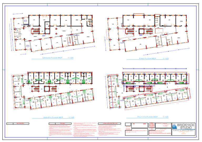 9 Commercial Block MEP | PDF | Interior Design