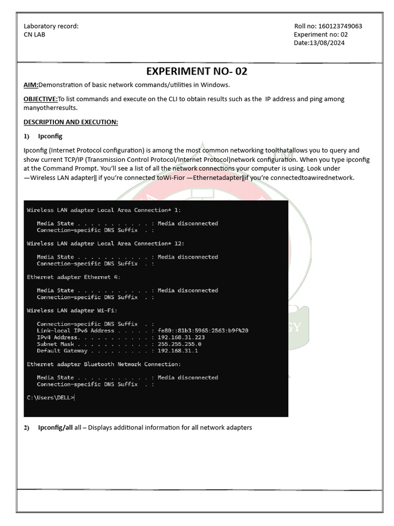 Cn01 | PDF | Computer Network | Computer Architecture