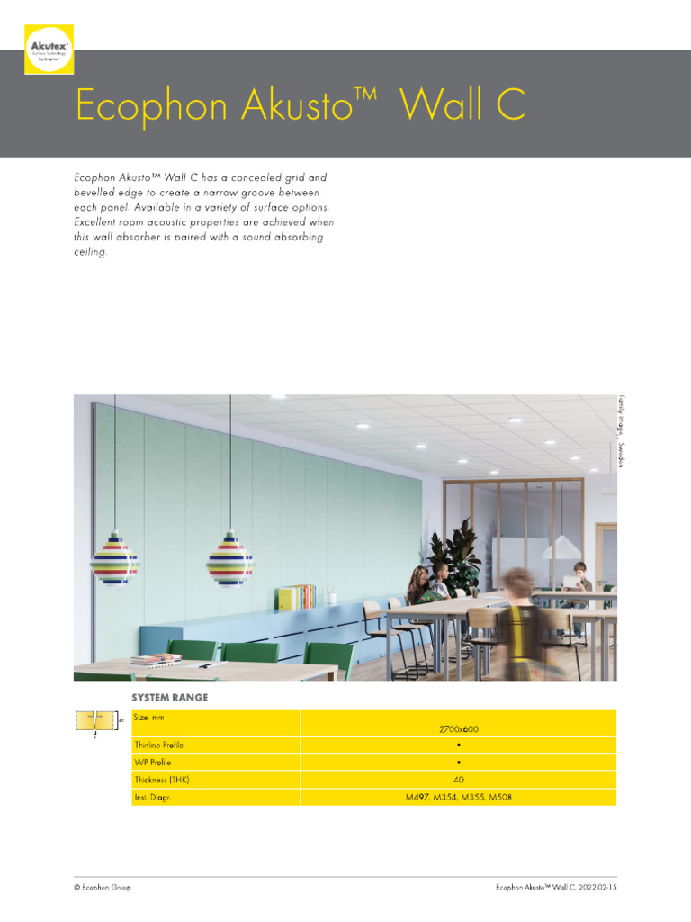 Akusto Wall C-PRODUCT-TECHEXP | PDF