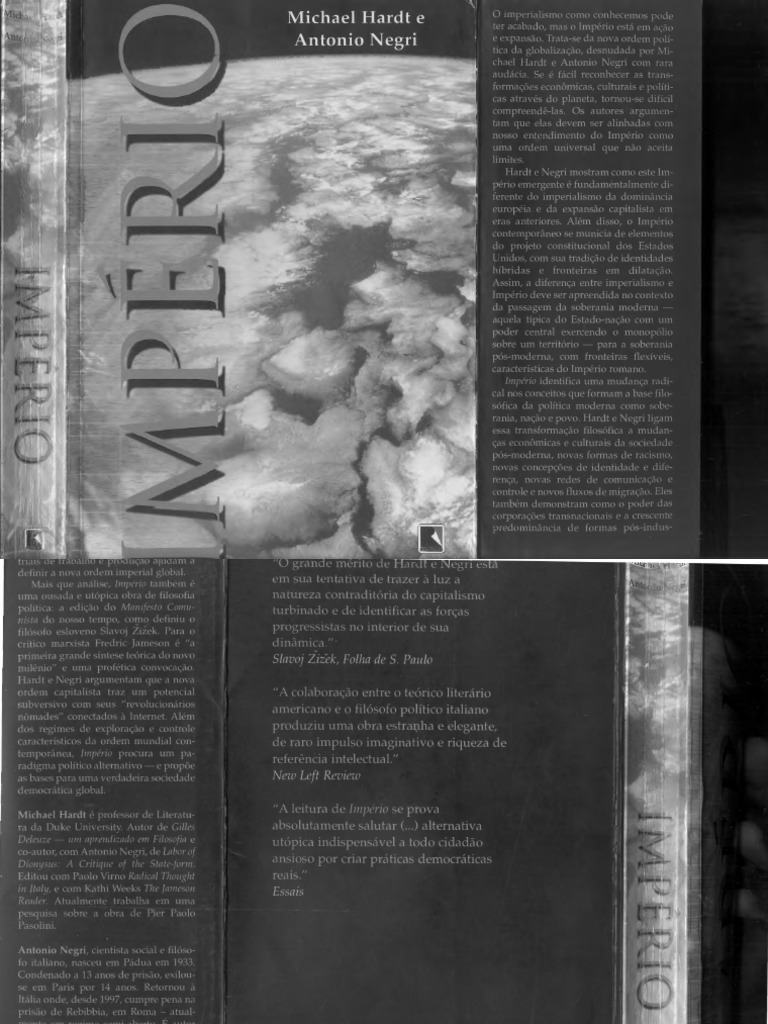 HARDT, Michael NEGRI, Antonio. Império | PDF