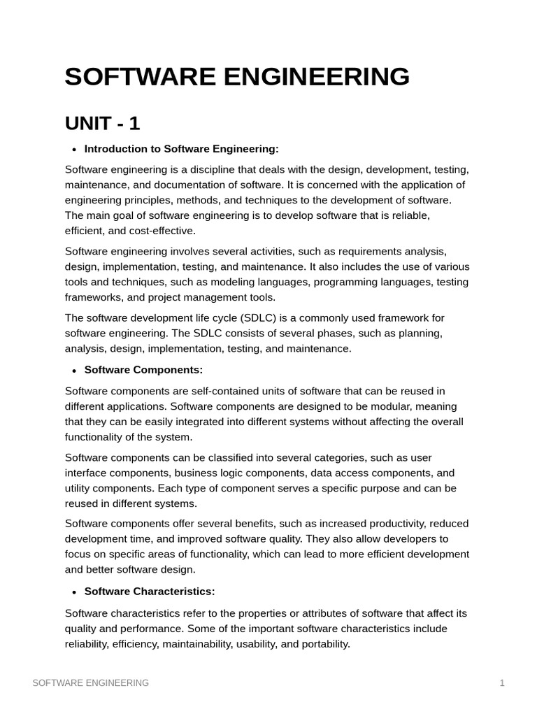 SOFTWARE_ENGINEERING | PDF | Software Testing | Agile Software Development